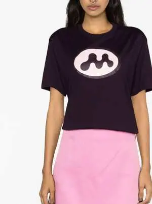Mowalola Walkman Cotton T-Shirt In Black - 42% Off | Editorialist