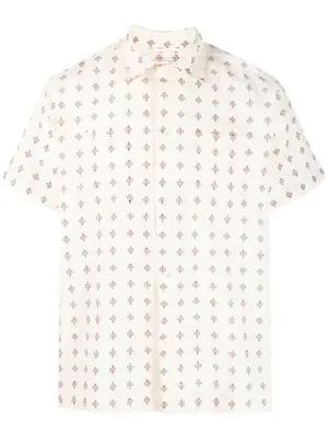BODE Chrystie Embroidered Cotton Shirt