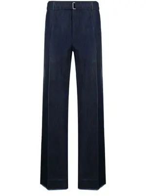 LANVIN Buckle-waist Straight-leg Jeans