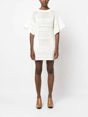 Stella McCartney Crochet Knit Minidress