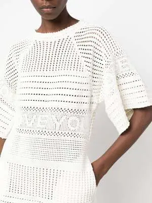 Stella McCartney Crochet Knit Minidress