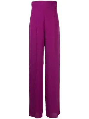 Max Mara Livorno Wide-leg Trousers - Pink