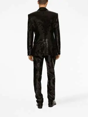 Dolce & Gabbana Sequin-embellished Suit - Black