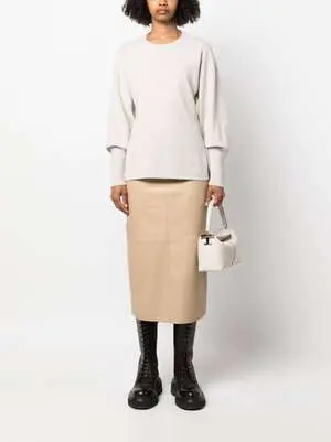 Fabiana Filippi Fitted-cuffs Sweater