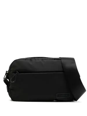 GANNI Festival Logo-patch Crossbody Bag - Black