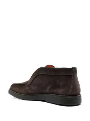 Santoni Desert Suede Slip-on Boots