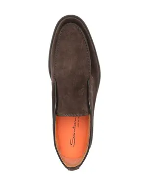 Santoni Desert Suede Slip-on Boots