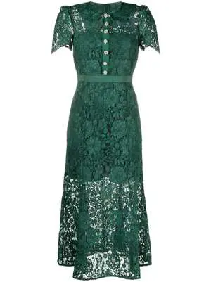 Women's Green Lace