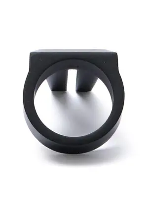 Rick Owens Open Trunk Matte-finish Ring