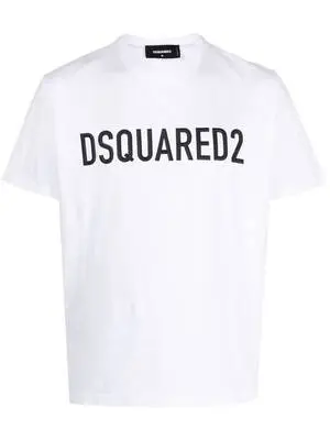 Dsquared2 Logo-print Cotton T-shirt - White