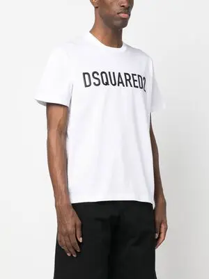 Dsquared2 Logo-print Cotton T-shirt - White