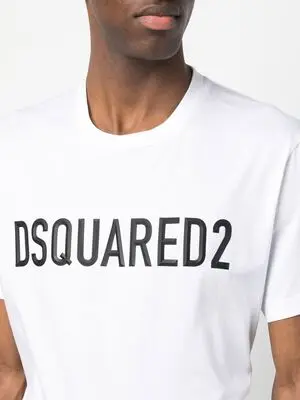 Dsquared2 Logo-print Cotton T-shirt - White
