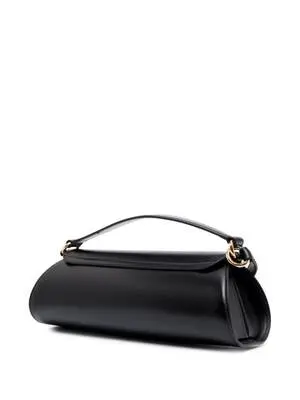JIL SANDER Small Cannolo Shoulder Bag - Black