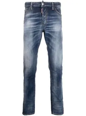 Dsquared2 Distressed Slim-leg Jeans