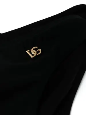 Dolce & Gabbana Logo-plaque Bikini Bottoms - Black