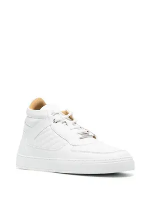 LEANDRO LOPES Quilted High-top Sneakers