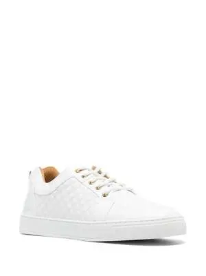 LEANDRO LOPES Quilted Low-top Sneakers - White