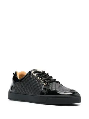 LEANDRO LOPES Quilted Low-top Sneakers - Black