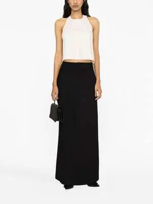 Wardrobe.NYC Halterneck Wool Top - Neutrals