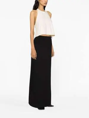 Wardrobe.NYC Halterneck Wool Top - Neutrals