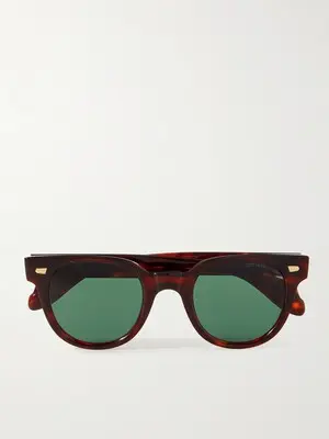 CUTLER AND GROSS 1392 Round-frame Sunglasses - Tortoiseshell