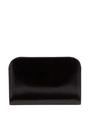 FERRAGAMO Diana Leather Clutch