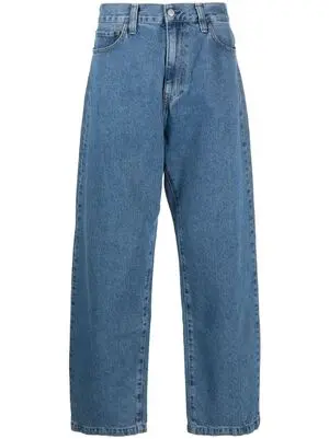 Carhartt Work In Progress Landon Logo-patch Jeans - Blue