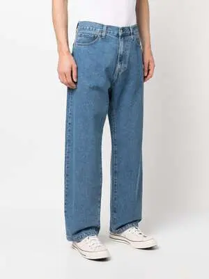 Carhartt Work In Progress Landon Logo-patch Jeans - Blue