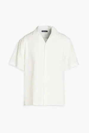 Frescobol Carioca Angelo Tencel™twill Shirt - Ivory