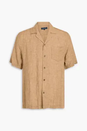 Frescobol Carioca Angelo Linen Shirt - Taupe