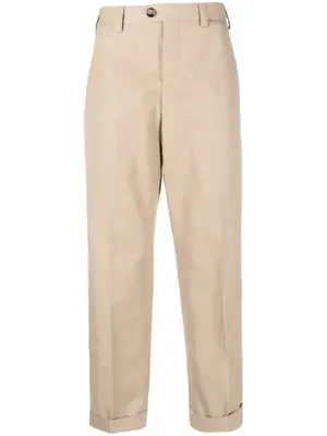 PT TORINO Pressed-crease Chino Trousers