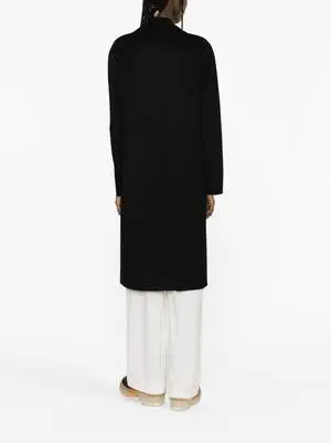 Stella McCartney Double-breasted Wool Coat - Black