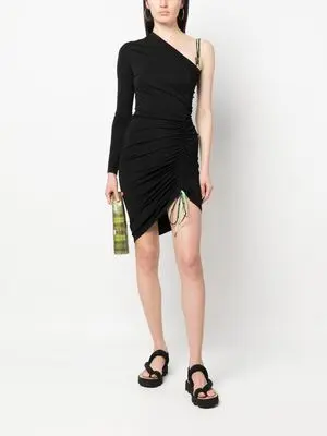 Karl Lagerfeld Cord-detail Short Dress - Black