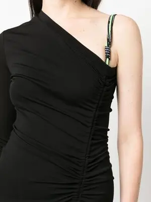 Karl Lagerfeld Cord-detail Short Dress - Black