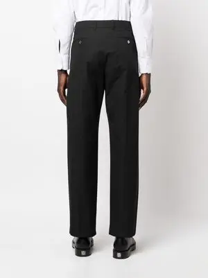Alexander McQueen Drawstring-waist Trousers - Black