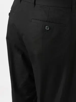 Alexander McQueen Drawstring-waist Trousers - Black