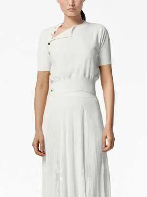 Altuzarra Short-sleeve Knitted Crop Top