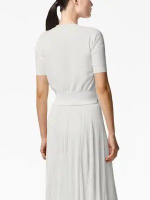 Altuzarra Short-sleeve Knitted Crop Top