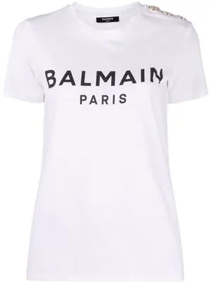 Balmain Logo-print T-shirt - White