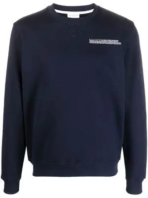 BALLANTYNE Logo-print Cotton Jumper