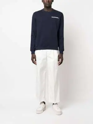 BALLANTYNE Logo-print Cotton Jumper