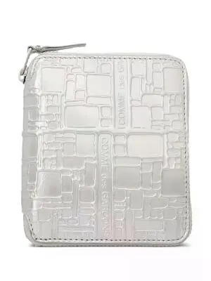 Comme Des Garçons Embossed-logo Wallet - Grey