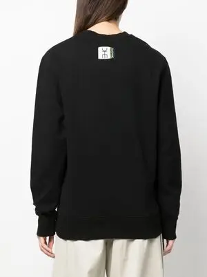 DRHOPE Embroidered Cotton Sweatshirt