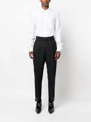 Random Identities Tapered Stirrup Trousers