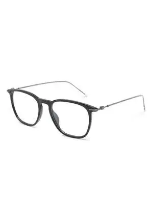 BOSS Logo-engraved Square Frame Eyeglasses