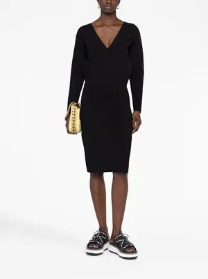Stella McCartney V-neck Knitted Midi Dress
