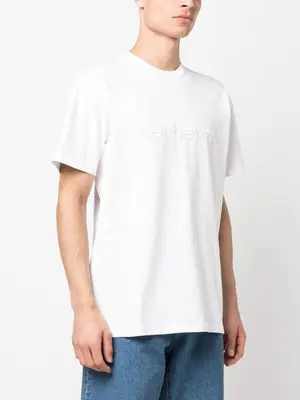 Carhartt Work In Progress Embroidered-logo Cotton T-shirt