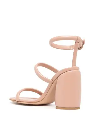 GIANVITO ROSSI 100mm Block-heel Strappy Sandals