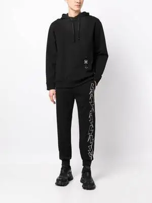 Neil Barrett Embroidered-bolts Track Pants