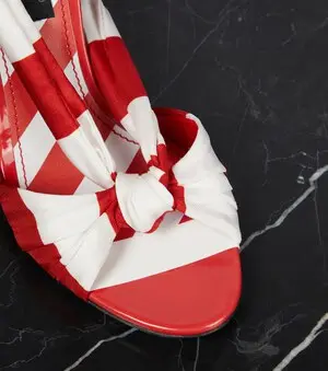 Dolce & Gabbana Portofino 105 Striped Sandals